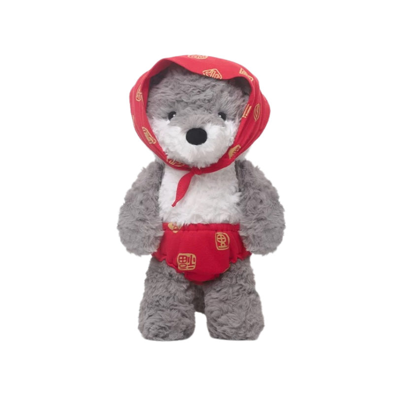 Weighted Stuffed Big Bad Wolf – plushwarmhug